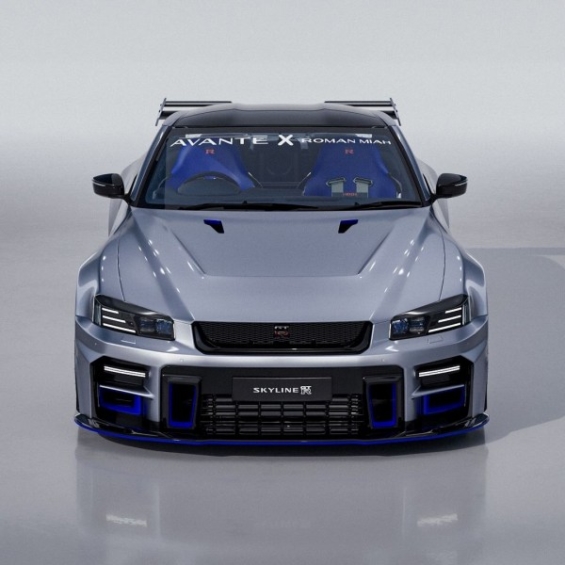 これがフルモデルチェンジ版・日産の新型スカイラインGT-R R36？現行R35や先代R34など、様々なデザインが組合わさった魅力的な ...